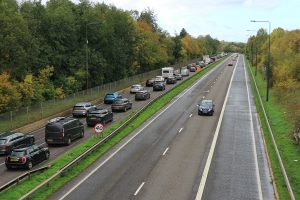 Pictures from M4 Badminton Road bridge as giant beams are lifted in ...
